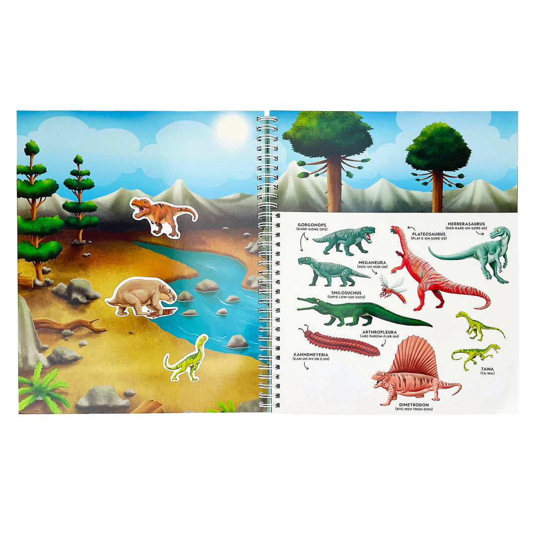 Dinosaurs Sticker & Coloring Activity Book – Nantucket Kids