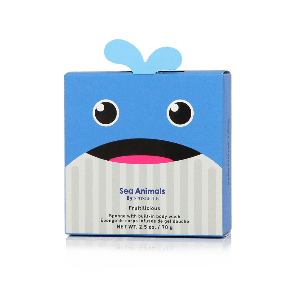Walter Whale Sea Animals Sponge - Nantucket Kids