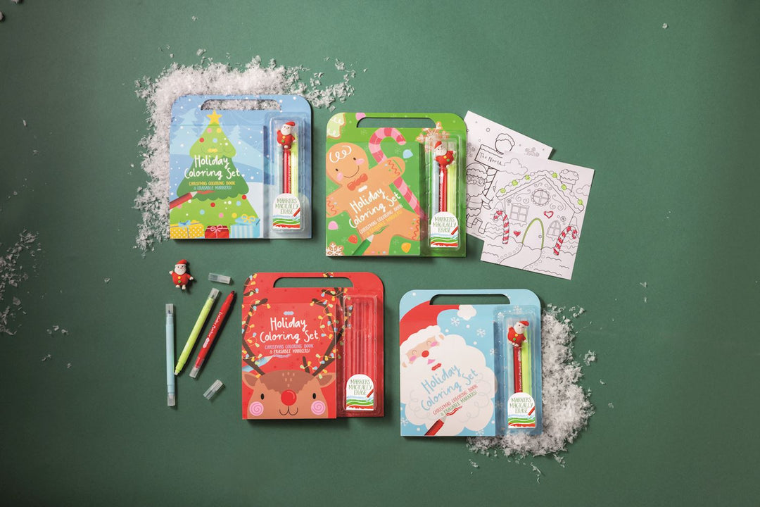 Holiday Coloring Book & Erasable Marker Sets – Nantucket Kids