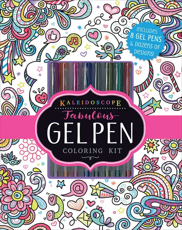 Kaleidoscope: Fabulous Gel Pen Coloring Kit by Editors of Silver Dolph ...