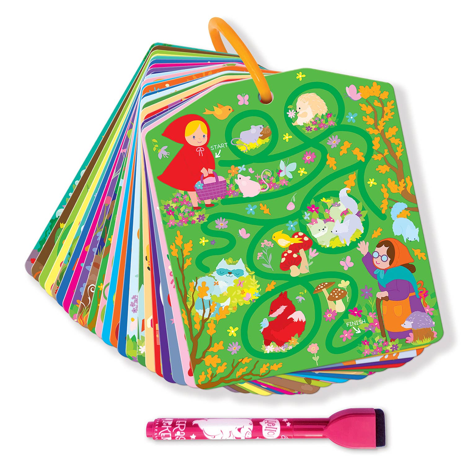 Dry Erase Activity Cards | Mazes - Nantucket Kids