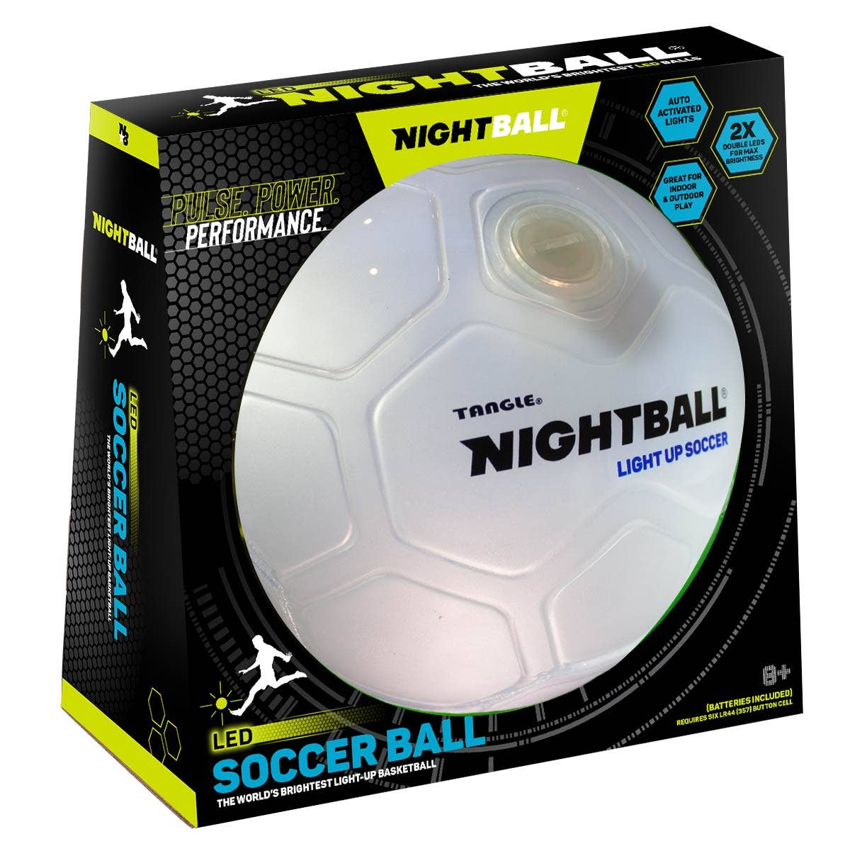 NightBall® Light-Up LED Soccer Ball: White - Nantucket Kids