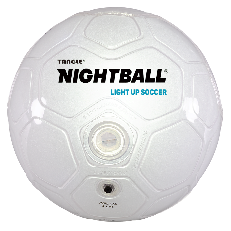 NightBall® Light-Up LED Soccer Ball: White - Nantucket Kids