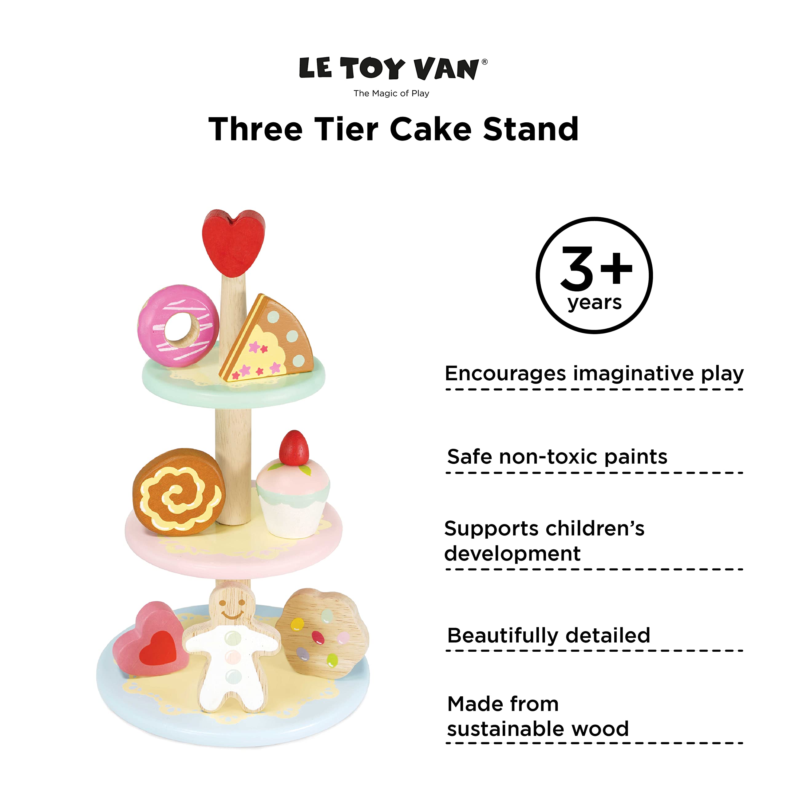 Three Tier Cake Stand - Nantucket Kids