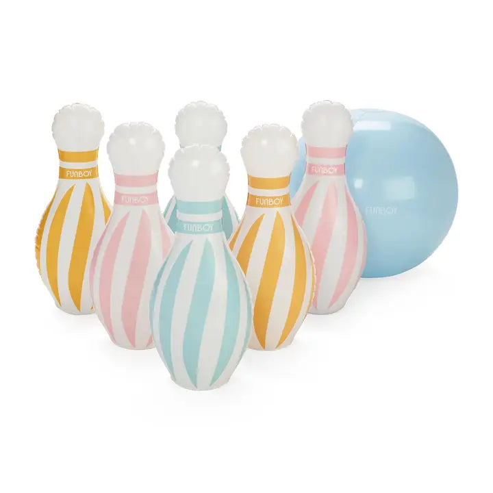 Pastel & Rainbow Backyard Bowling Set - Nantucket Kids