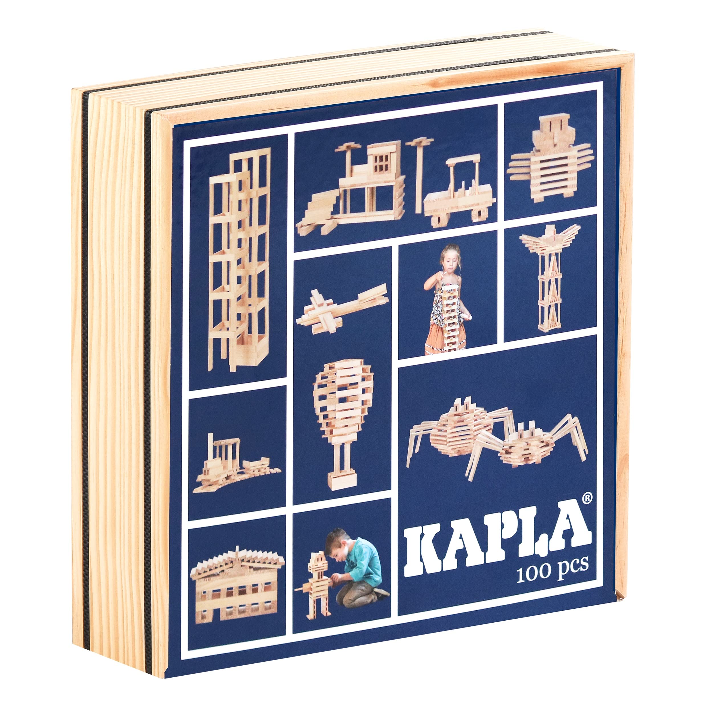 KAPLA Wooden Construction Set 100 Building Planks – Nantucket Kids