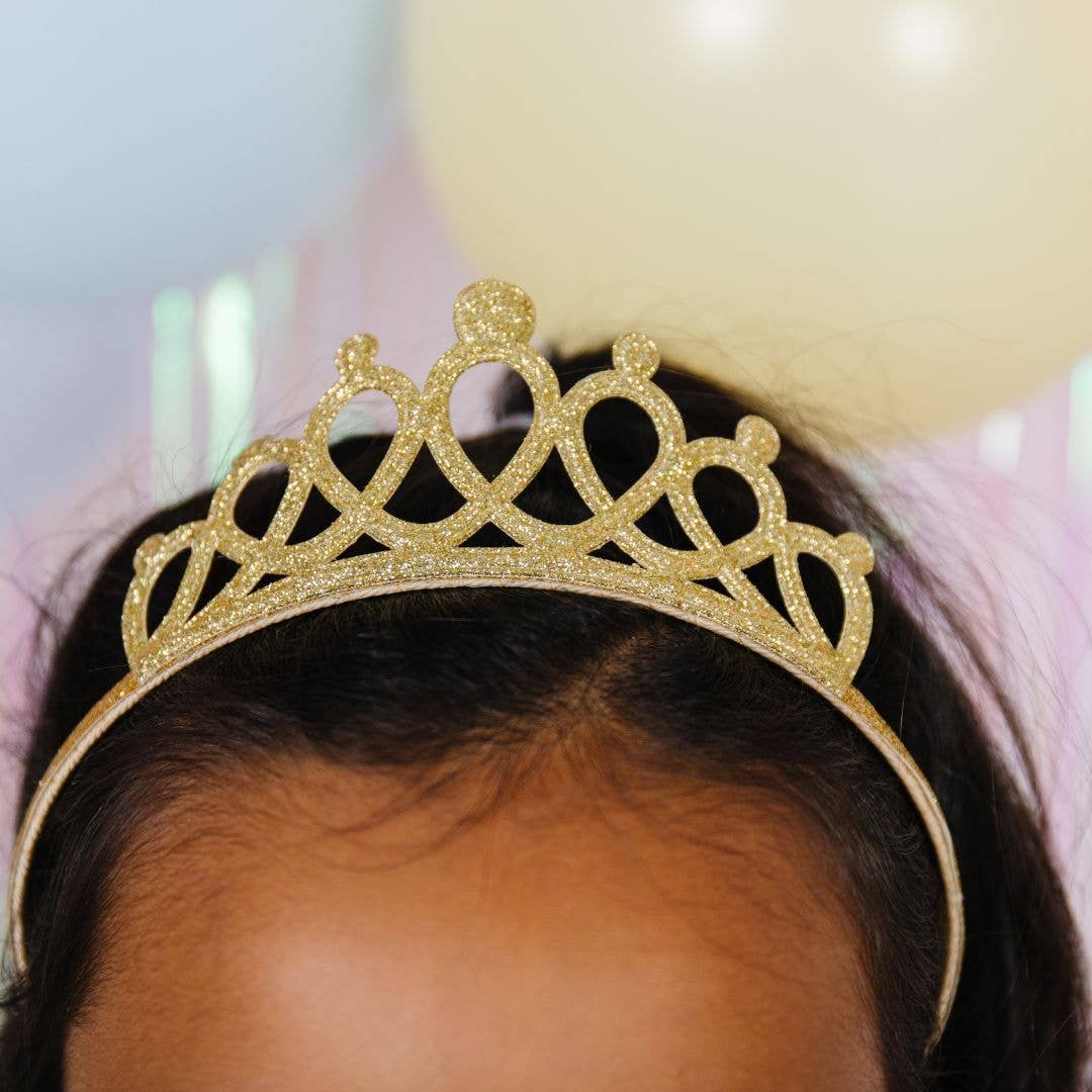 Gold Tiara Headband- Girls Dress Up Headband - Nantucket Kids