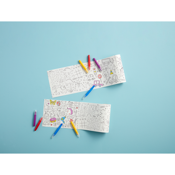 Blue Color-Me Activity Roll Set - Nantucket Kids