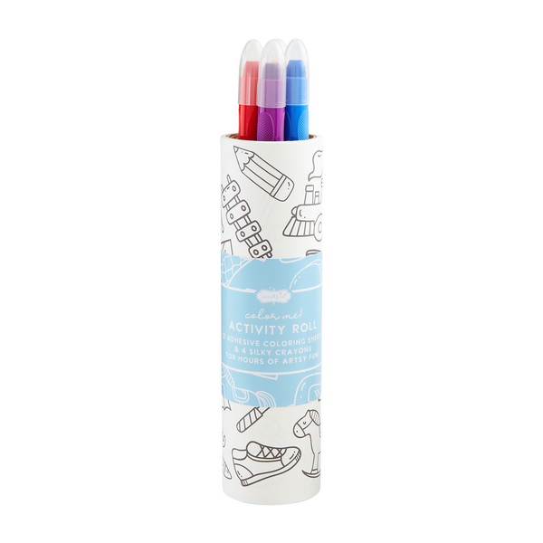 Blue Color-Me Activity Roll Set – Nantucket Kids