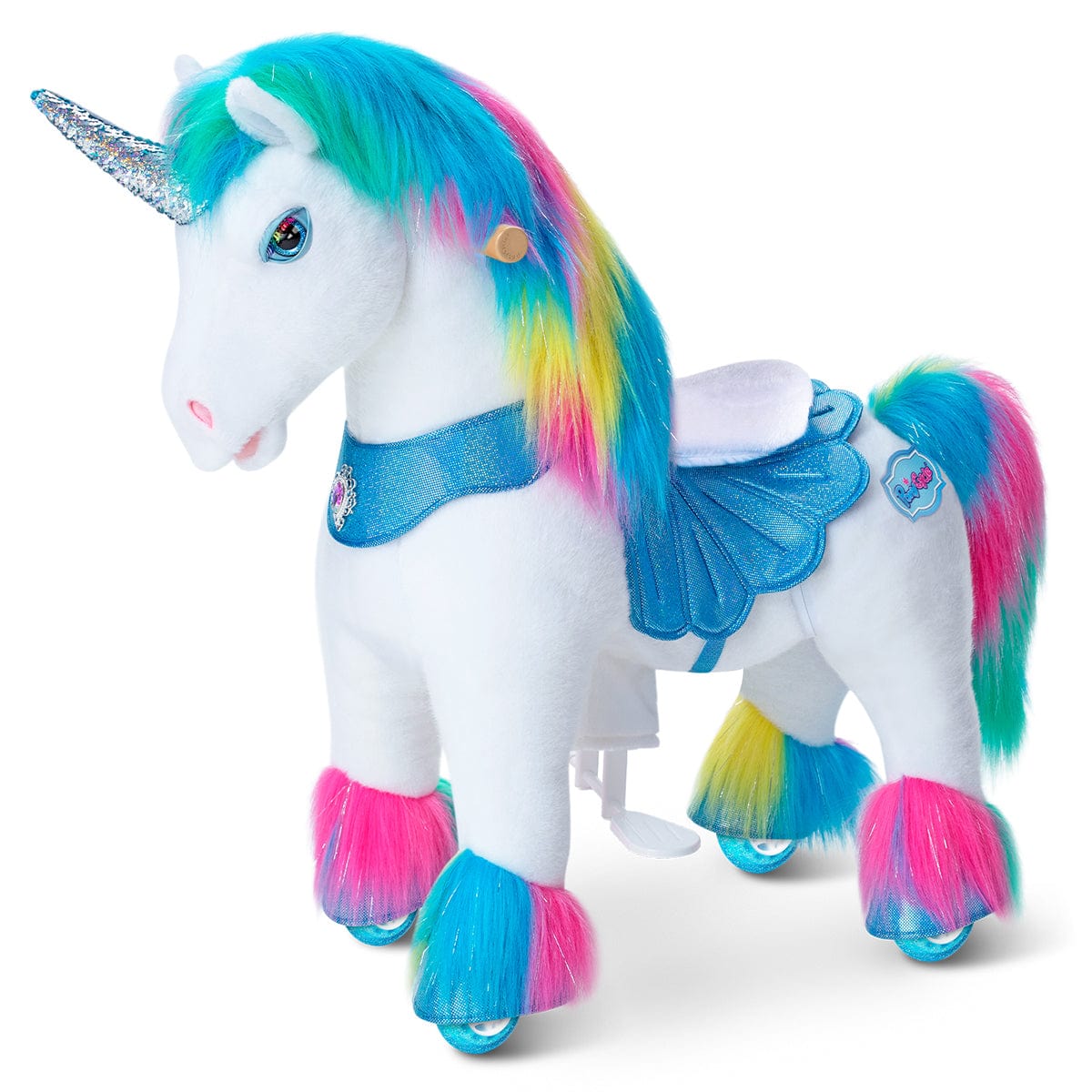 Model Y® Rainbow Unicorn Rideable Toy for Age 3-4 – Nantucket Kids
