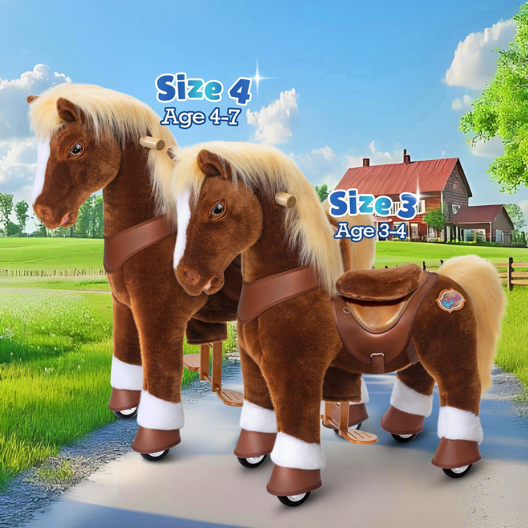Model Y® Brown Horse Rideable Toy for Age 4-7 – Nantucket Kids