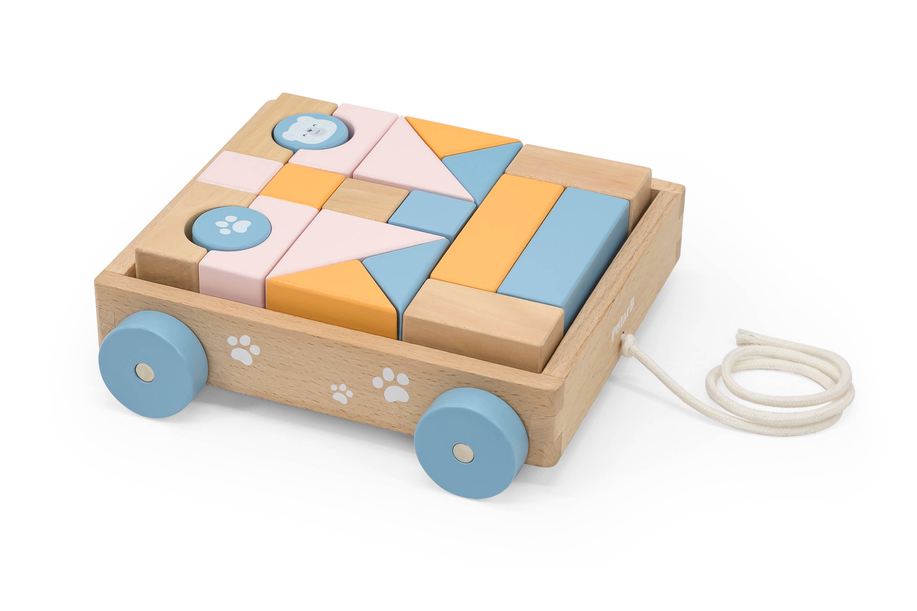 PolarB Pull Along Blocks Wagon – Nantucket Kids