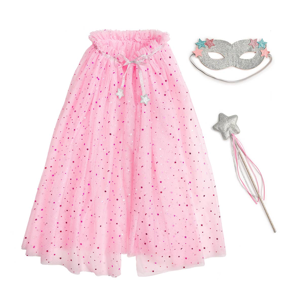 Superhero Cape Kit - Dress Up - Cape - Wand - Mask - Pretend ...