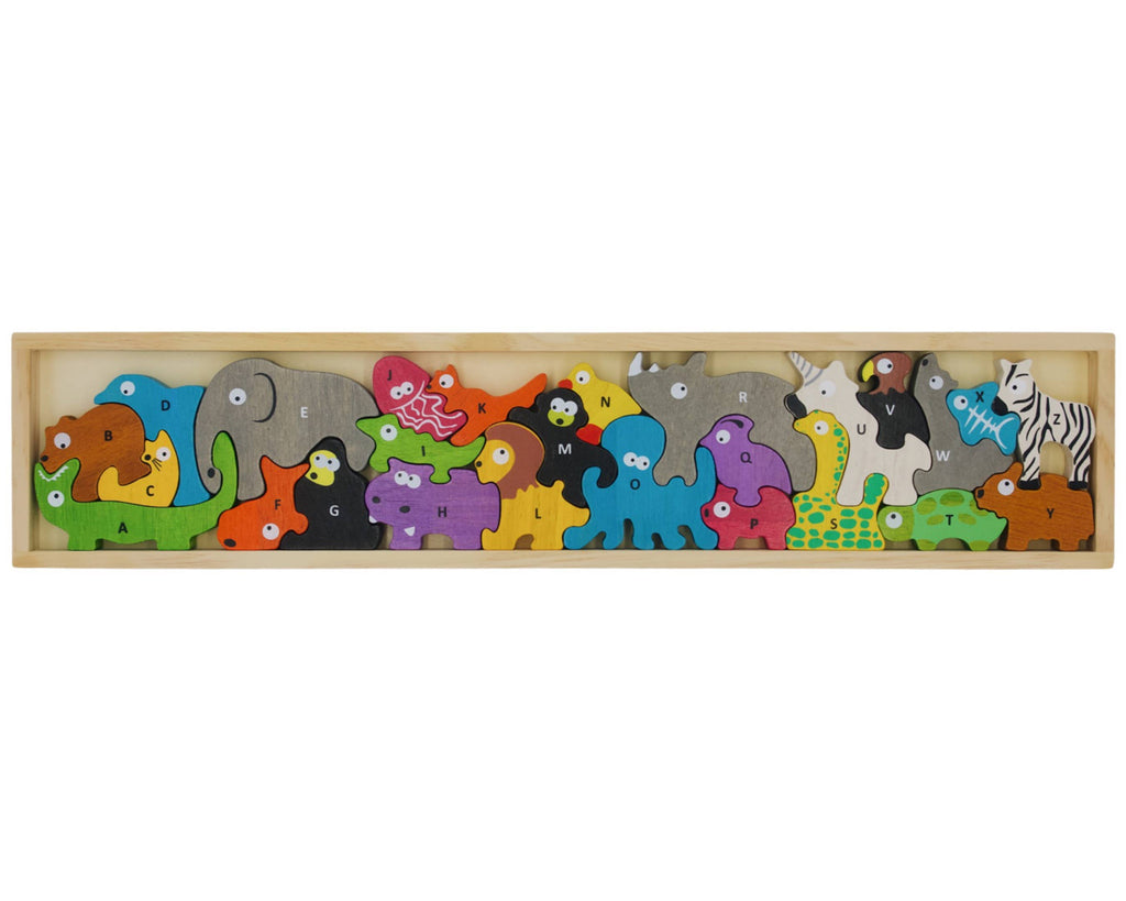 Animal Parade A to Z Puzzle - Nantucket Kids
