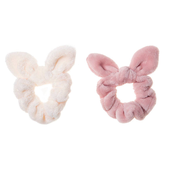 Fluffy Bunny Ears Scrunchie 2 Pack - Nantucket Kids