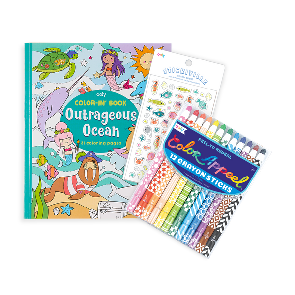 Outrageous Ocean Appeel Coloring Pack - Nantucket Kids