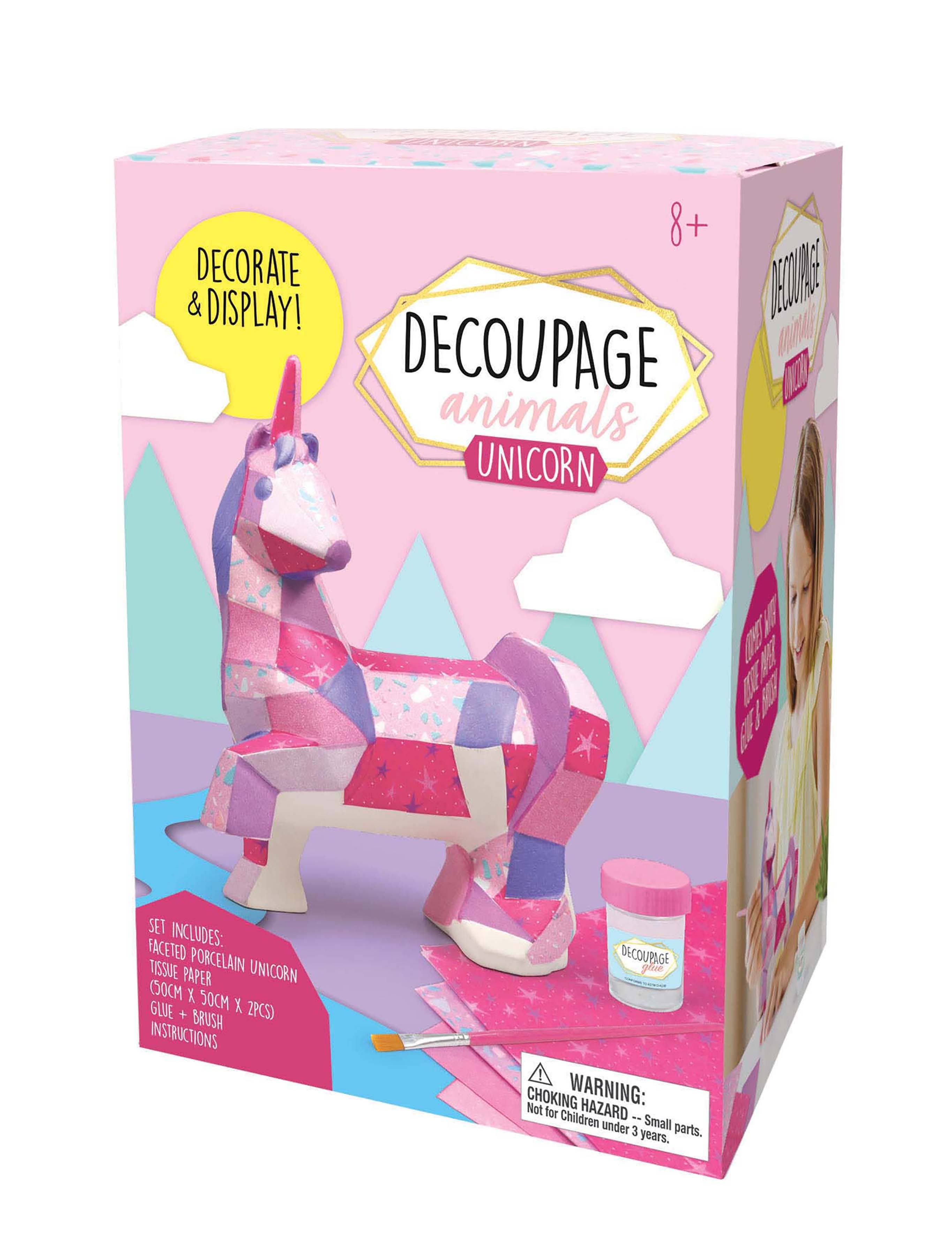 Decoupage Animals Unicorn – Nantucket Kids